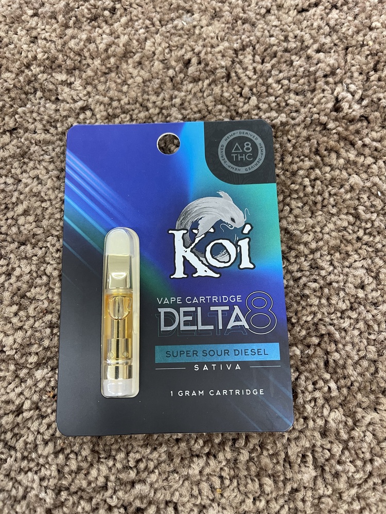 Koi Vape Cartridge Delta 8 super sour diesel sativa 1 gram cartridge ...